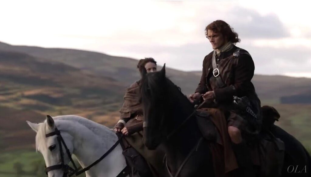 OutlanderBTS: #TBT Deleted Extended Scene, Season 2: Jamie, Claire and ...